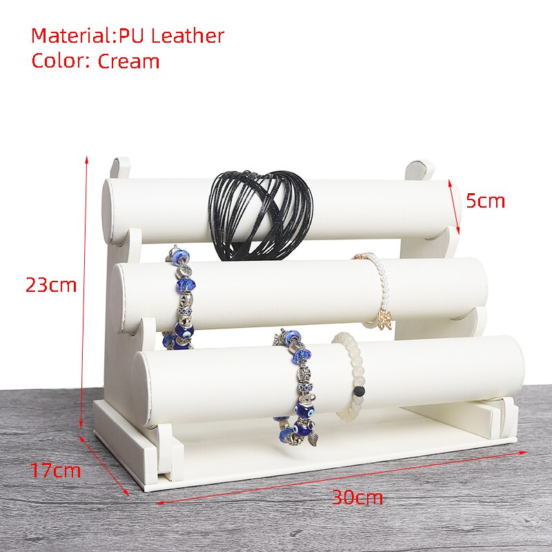 PU Velvet Jewelry Bracelet Storage Display Chain W... – Vicedeal