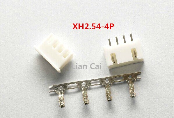 100Set XH2.54 2.54Mm 4Pin 4P 180 Graden Man Pin He... – Vicedeal