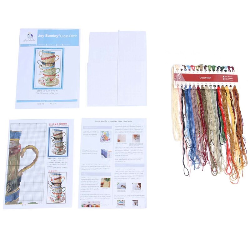 DIY Handmade Needlework Cross Stitch Set Embroider... – Grandado