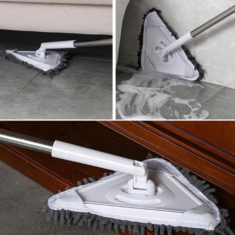 180 Degree Rotatable Adjustable Triangle Cleaning ... – Vicedeal
