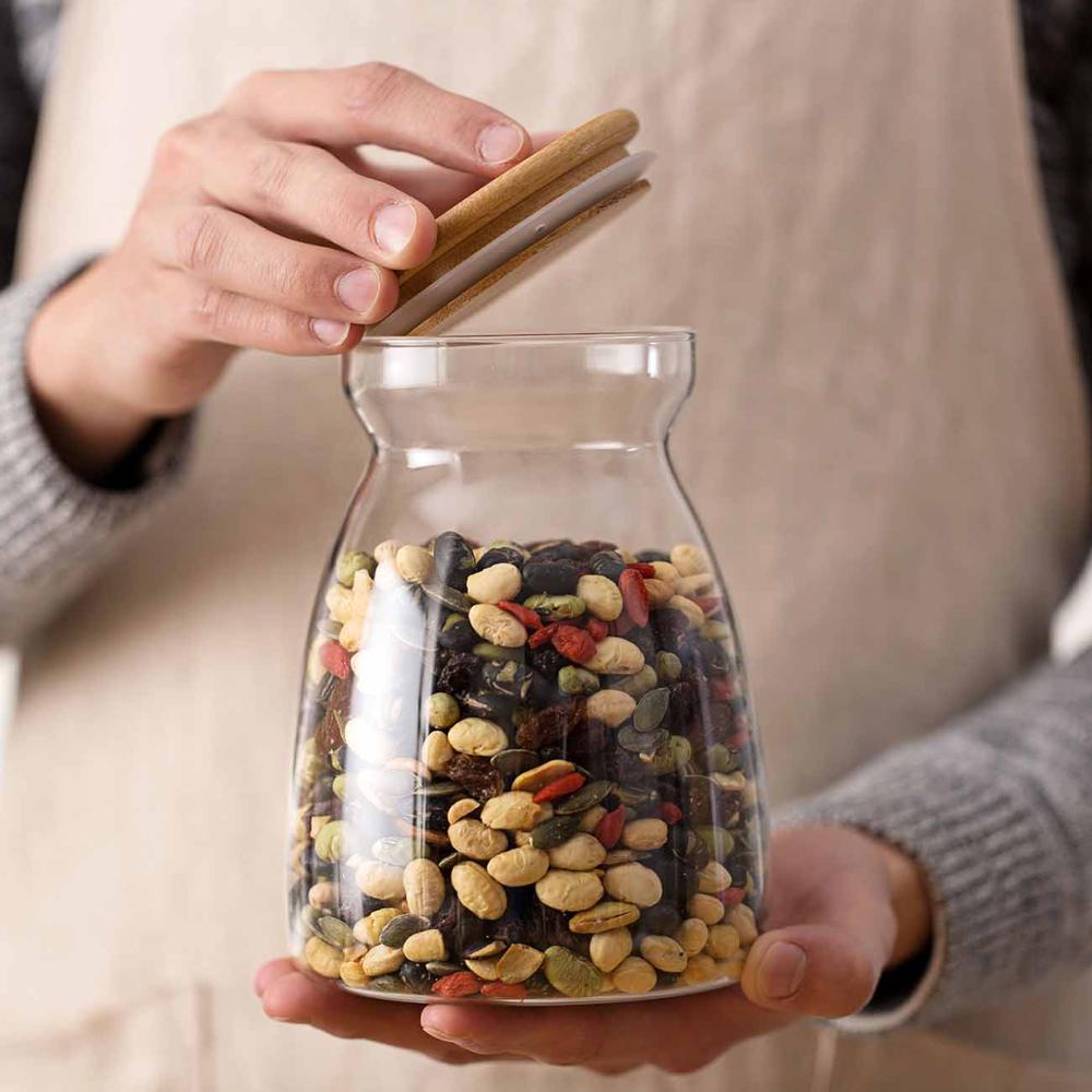 Kitchen Food Storage Containers Transparent Glass ... – Grandado