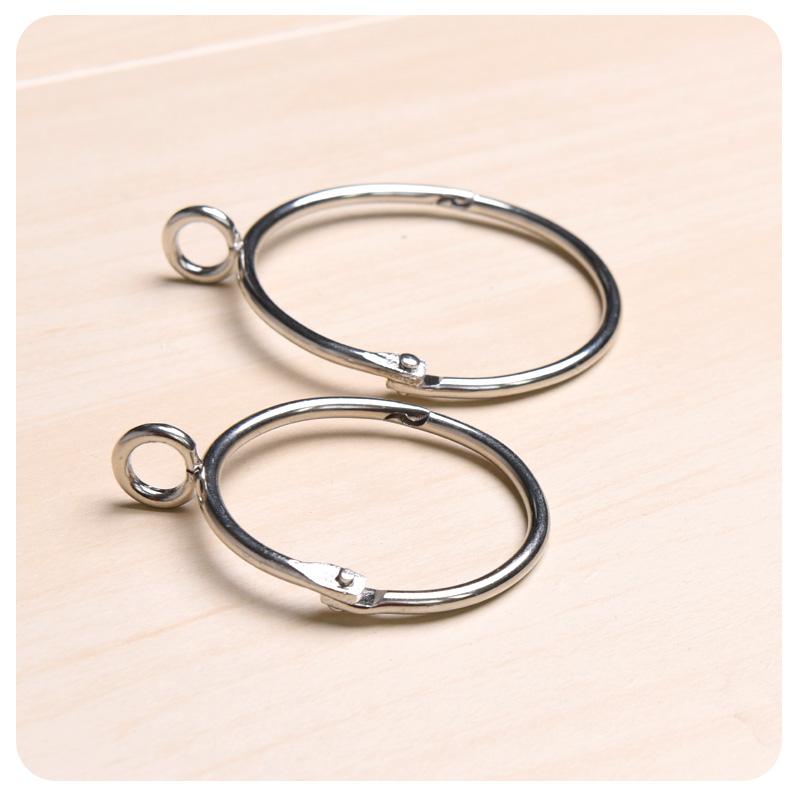 Silver ring opening curtain rings Roman rings curt... – Vicedeal