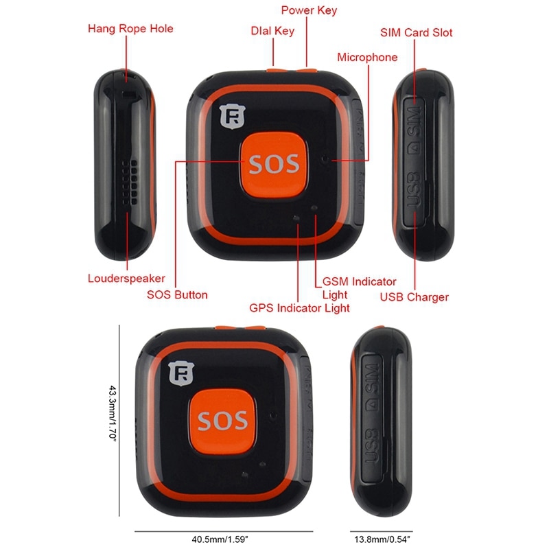 REACHFAR RF-V28 Two Way Calls SOS Fall Alarm Kids ... – Grandado