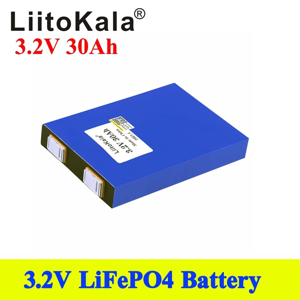 LiitoKala 3.2V 30ah LiFePO 4 battery discharge 5C ... – Grandado