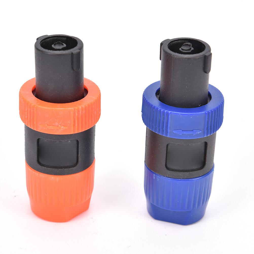 2Pcs/lot Speakon NL4FC Blue 4 Pin Male Plug Compat... – Grandado