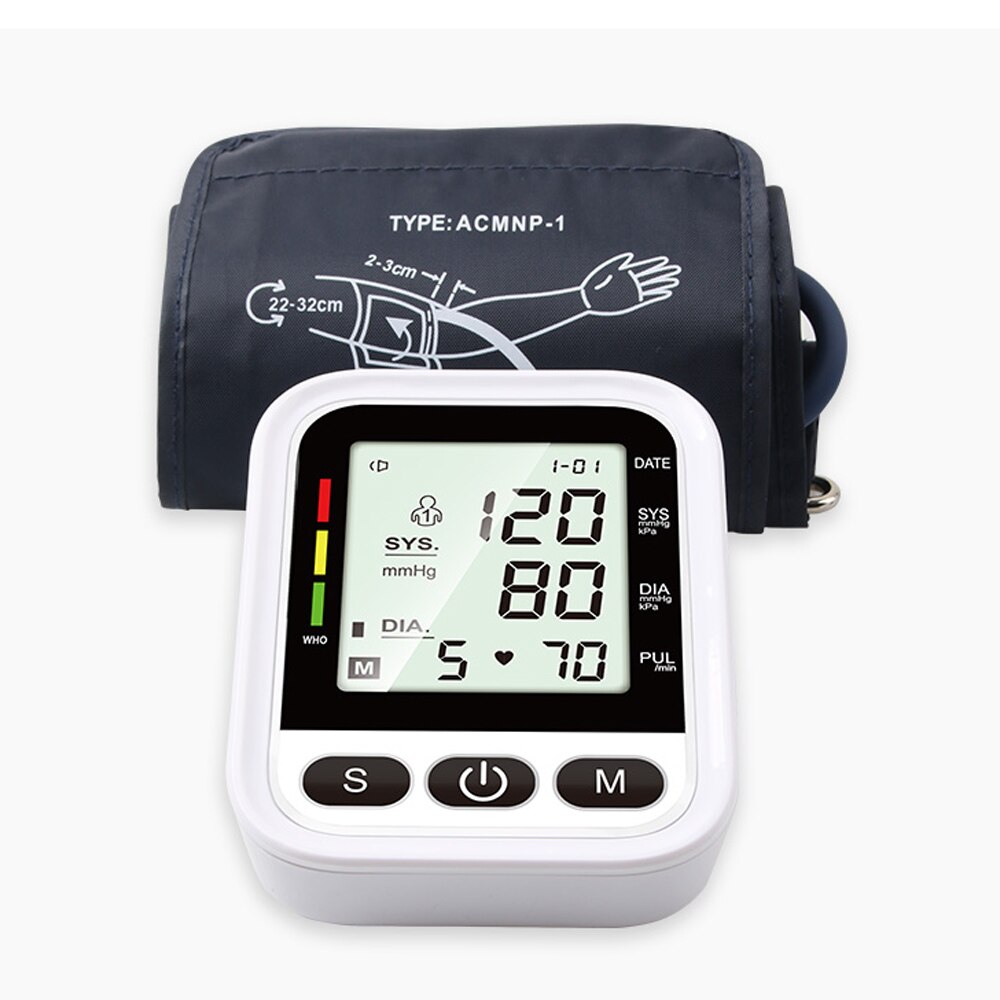Arm Automatic Blood Pressure Monitor LCD Digital S... – Vicedeal