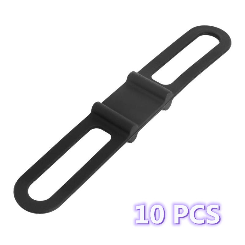50 Pcs Elastische Silicon Strap Bike Front Light C... – Vicedeal