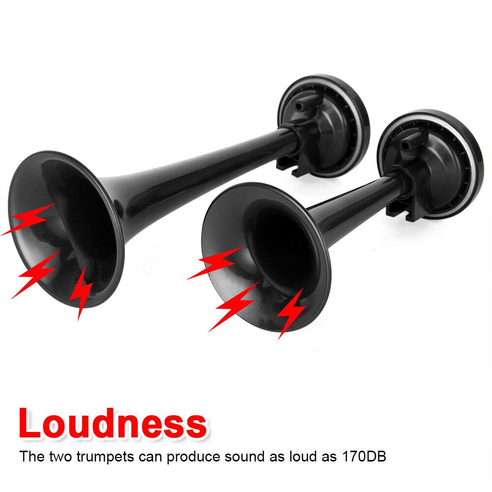 12V 178dB Car Dual Tone Trumpet Set Super Loud Aut... – Vicedeal