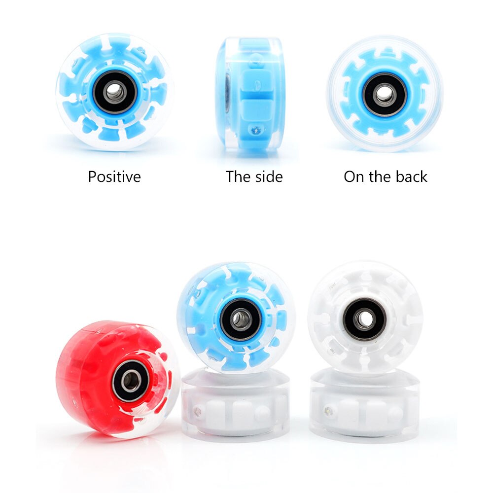 4PC Double Row Wheel Slide Shoes Light Wheel Four ... – Grandado