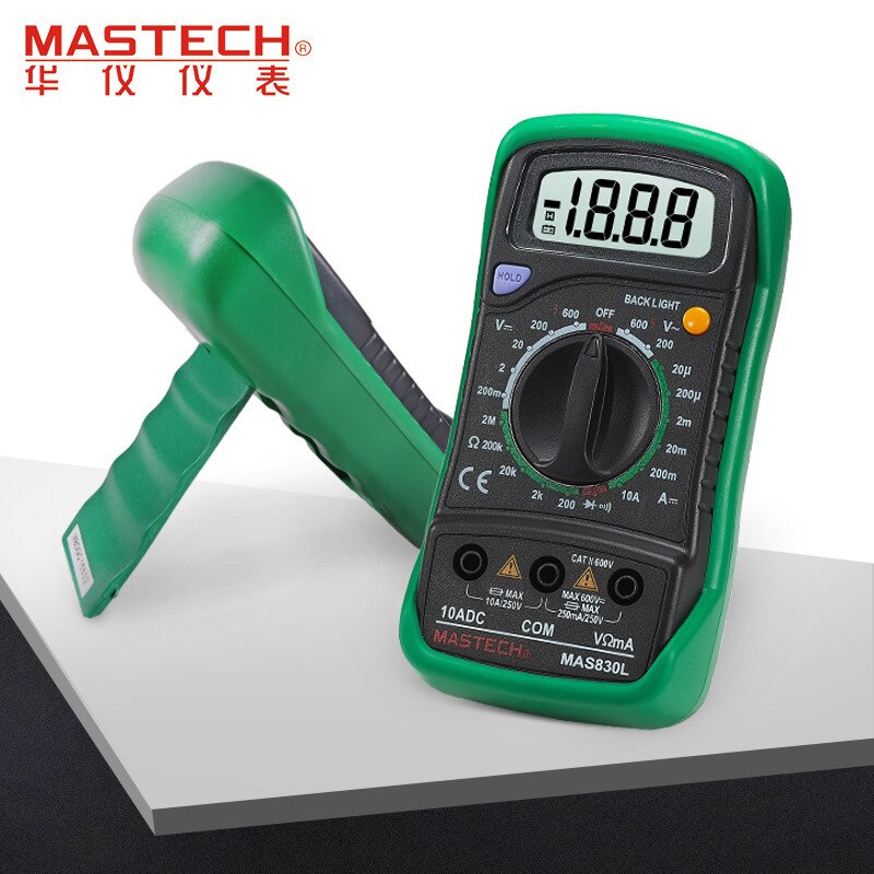 MASTECH MAS830L Pocket Size Digital Multimeters Me... – Vicedeal