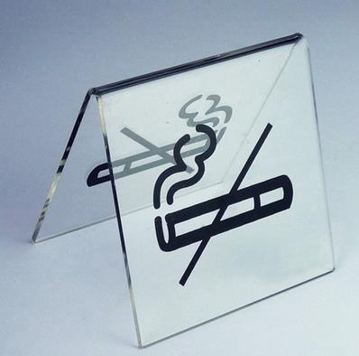 10PCS/LOT 8x8x6.5cm -Acrylic Sign NO Smoking Sign – Grandado