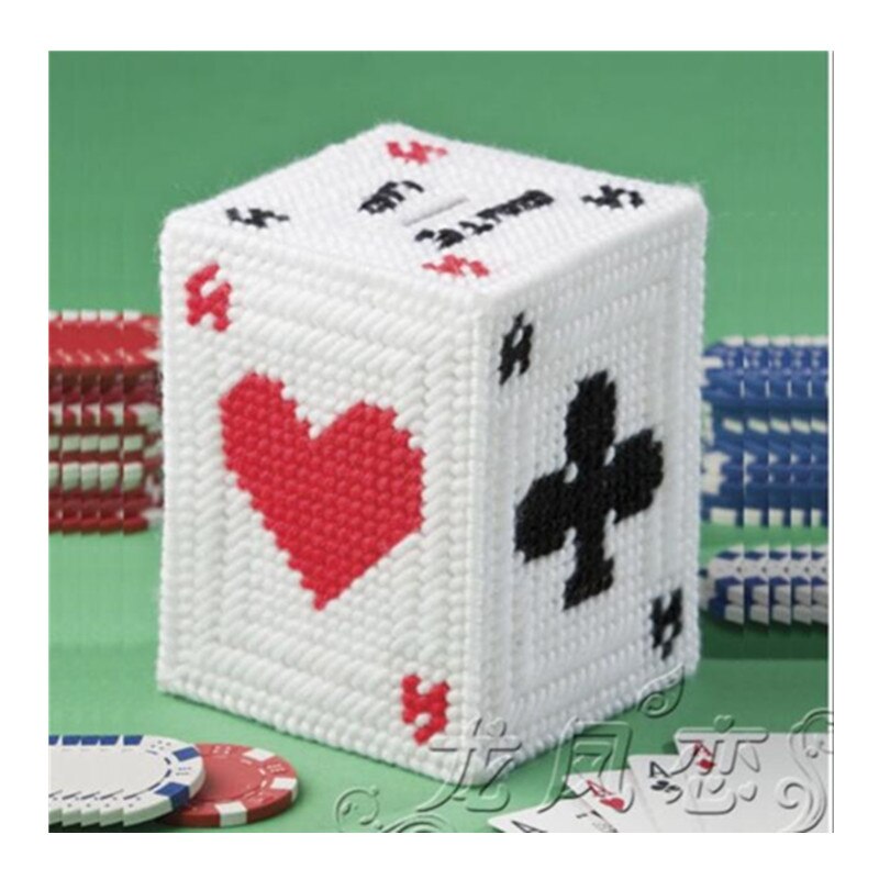 12x12x14cm Poker cardboard boxes storage tissue bo... – Grandado