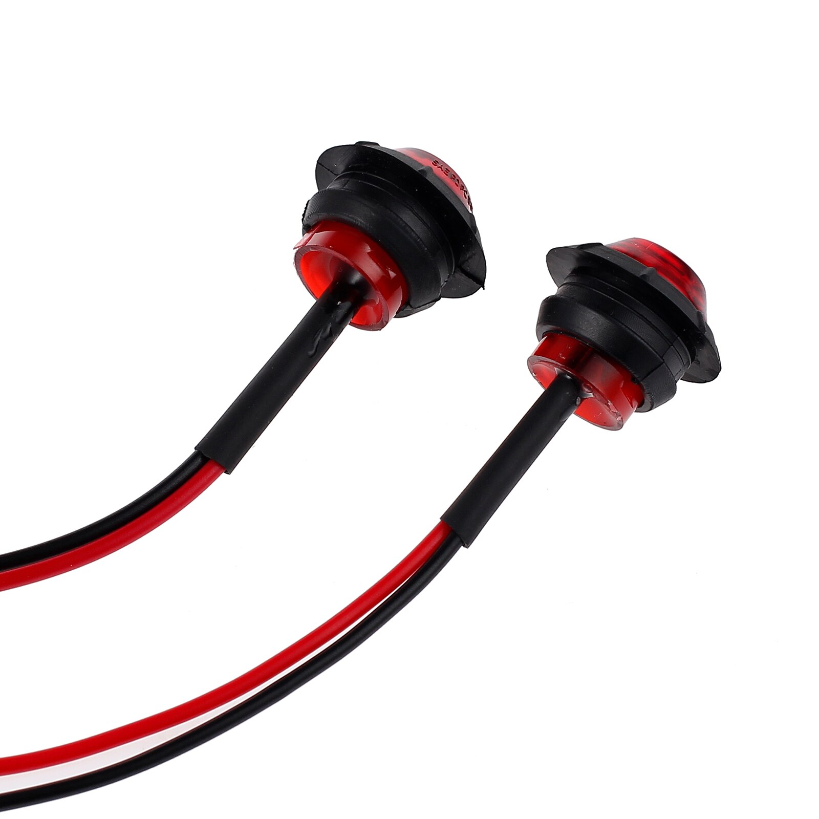 Justech 4 x 12V Red 3 LED Side Marker Light Indica... – Vicedeal