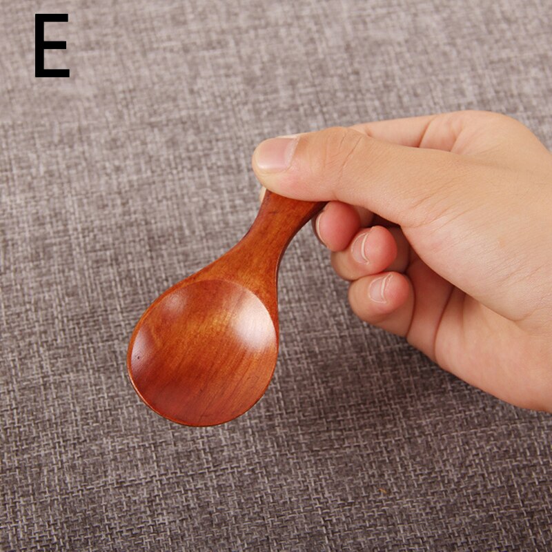 1pc Mini Natural Wood Flatware Spoon Condiment Cof... – Vicedeal