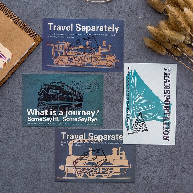 30Sheets/Set Go Your Trip Postcard /Greeting Card/... – Vicedeal