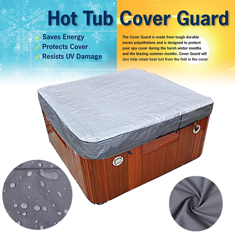 Universal Tub Spa Cover All-Weather Spa Cover Cap ... – Grandado