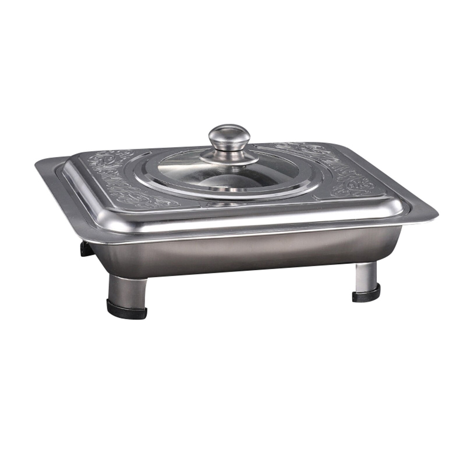 Stainless Steel Chafing Dishes Pan Rectangular Wit... – Grandado