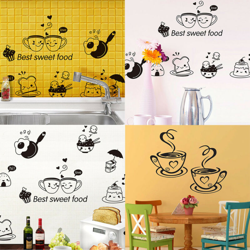 Kitchen Tile Stickers Vinyl Home Room Decor Art Qu... – Grandado