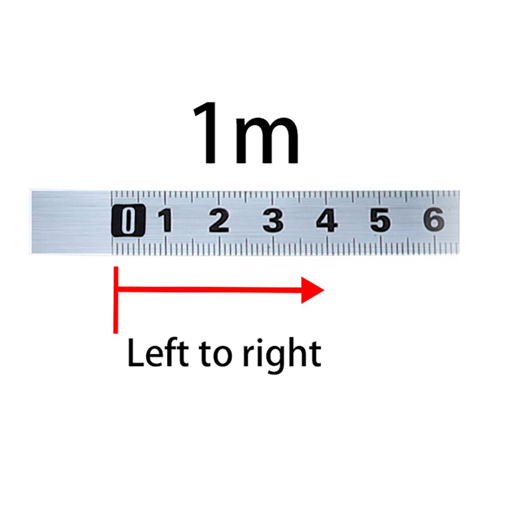 1/2/3 Meters Stainless Steel Sticky Scale Woodwork... – Grandado