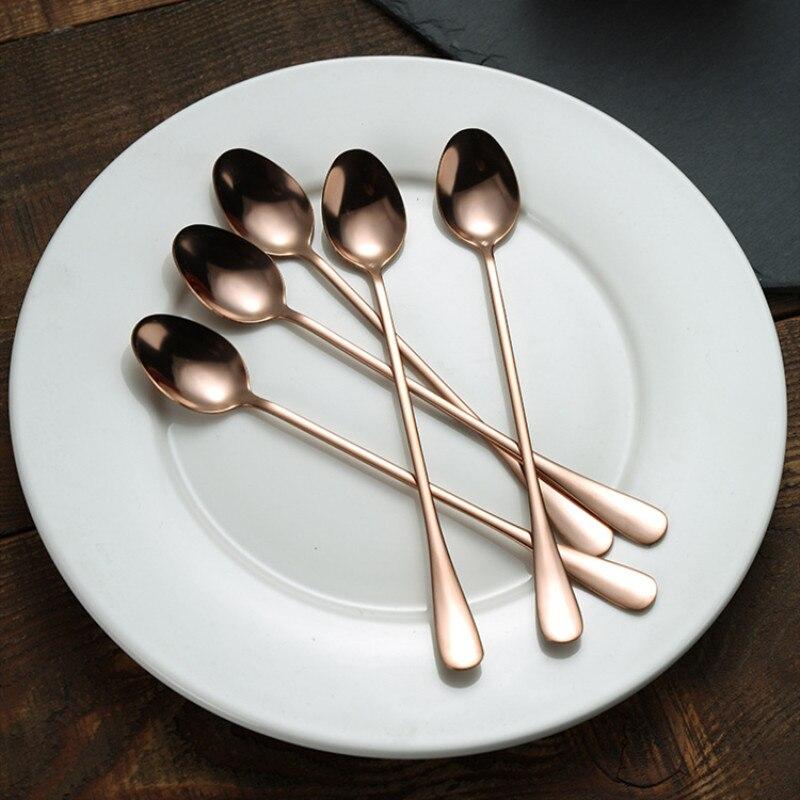 1pcs Stainless Steel Coffee Spoon Long Handle Tea ... – Vicedeal