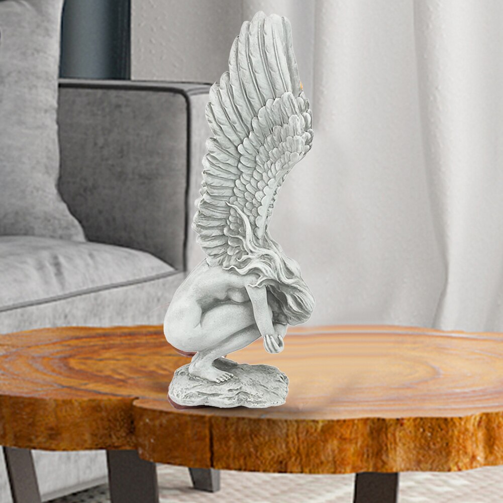 Vintage Angel Memorial Verlossing Standbeeld Handw... – Grandado