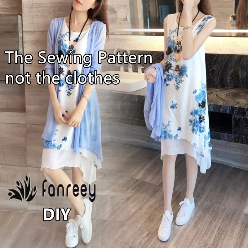 Ladies' Dress cardigan Suit Sewing Pattern Templat... – Vicedeal