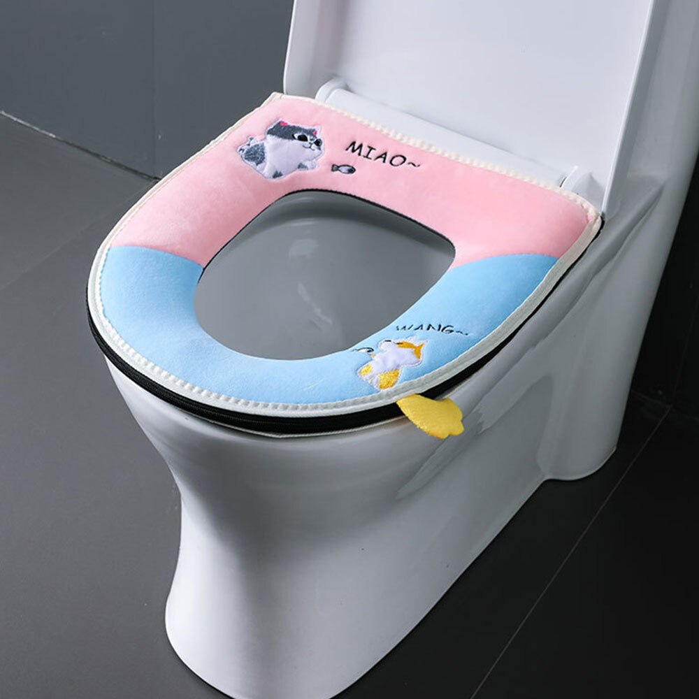 Cartoon Toilet Seat Mat Toilet Seat Cover Winter Z... – Grandado