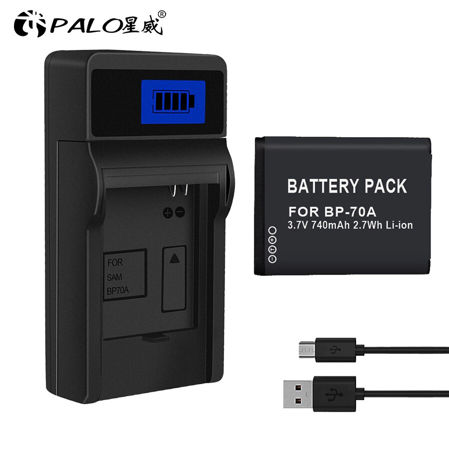 Palo BP-70A Oplaadbare Batterij Voor Samsung PL80 ... – Grandado
