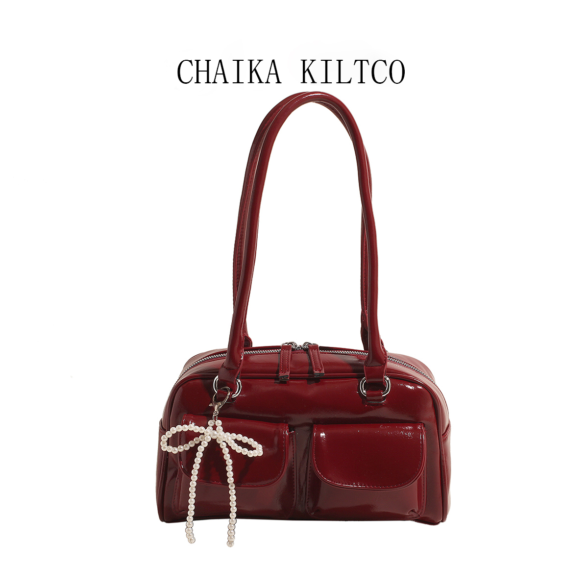 CHAIKA KILTCO Small niche armpit Boston bag, women... – Grandado