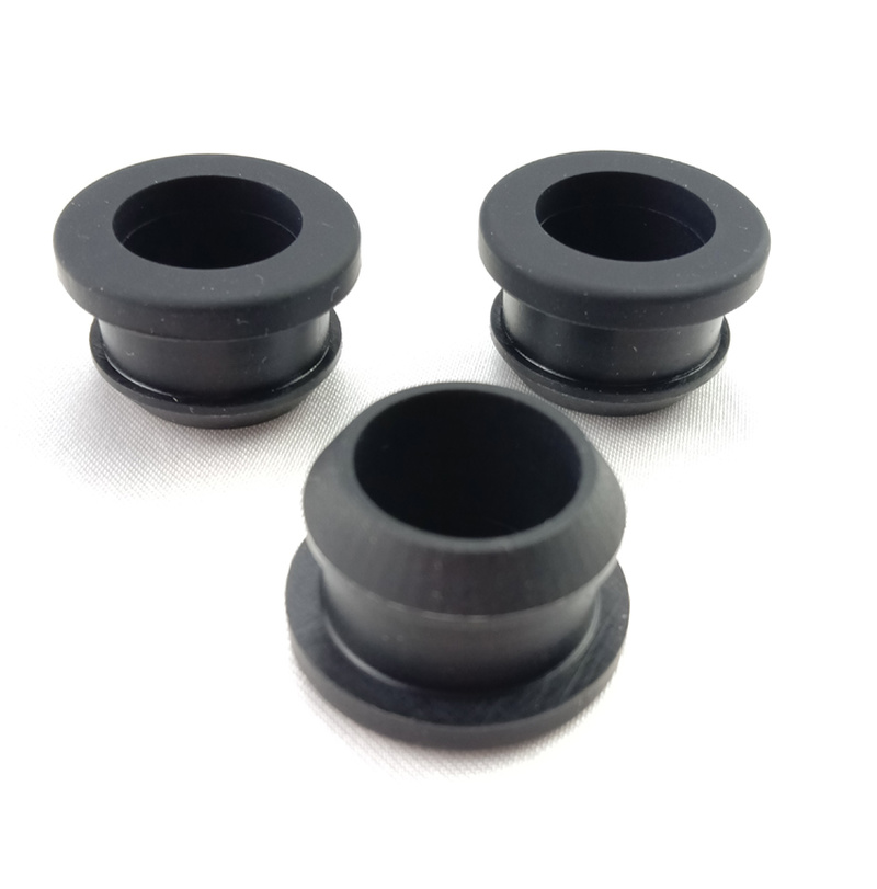 Hollow Rubber Hole Caps Black Silicone Snap-on Gro... – Grandado