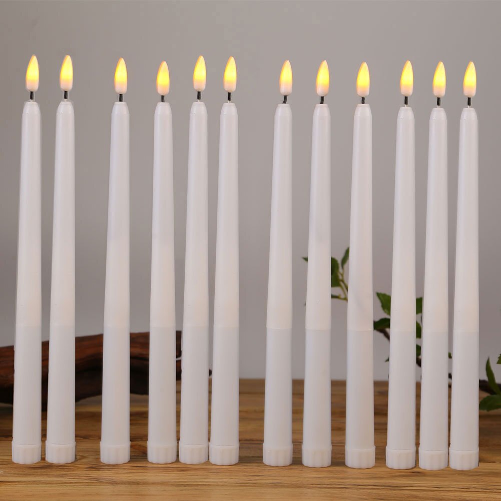 1PCS 28CM Yellow /warm white flashing LED Candles ... – Grandado