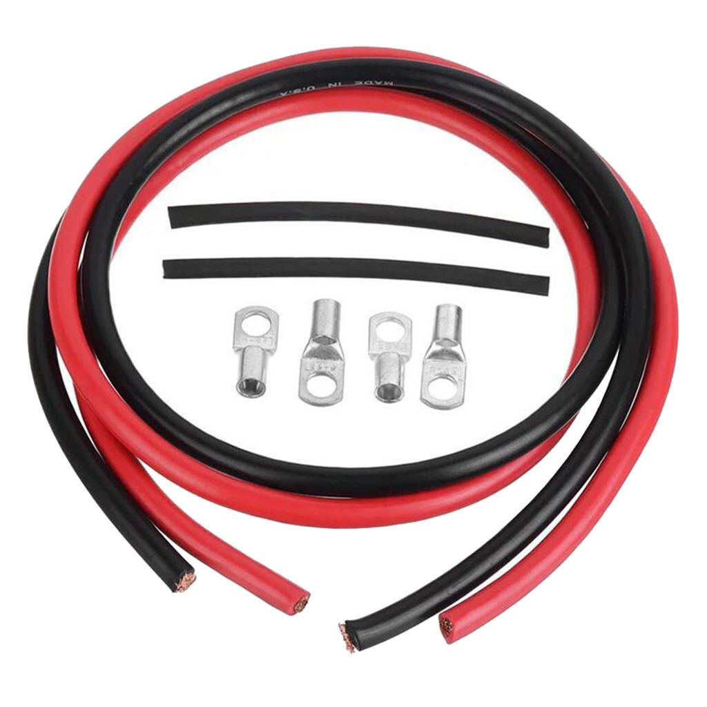 Copper Battery Ground Cables Terminal Kit 100A for... – Vicedeal