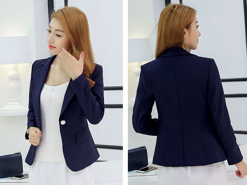 Nova Blazer mulheres terno Coreano magro moda mang... – Vicedeal
