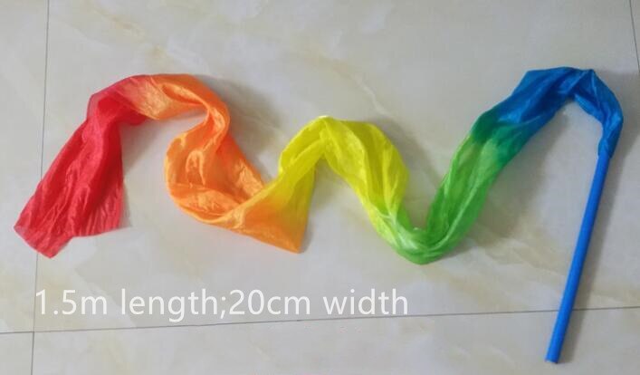 suzakoo 1pcs gymnastic colored ribbon fitness exer... – Vicedeal