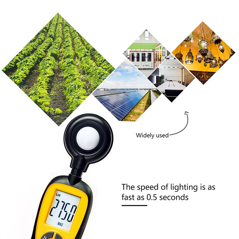 Instrument Light Meter, Digital Handheld Foot Cand... – Grandado