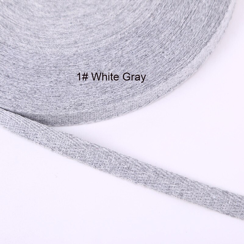 50 Yards/Roll 10mm Cotton Herringbone Twill Webbin... – Grandado