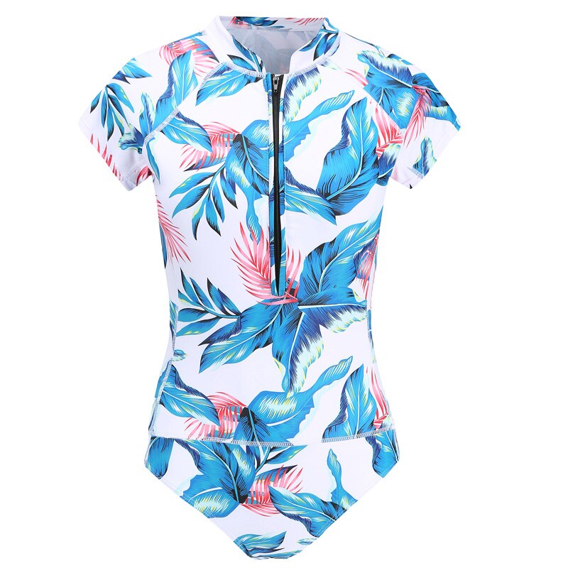 Riseado Rash Guard One Piece Swimsuit Sport Swimwe... – Grandado