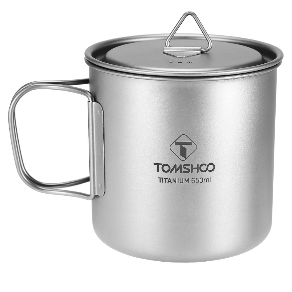 650 Ml Titanium Cup Water Cup Mok Servies Outdoor ... – Vicedeal