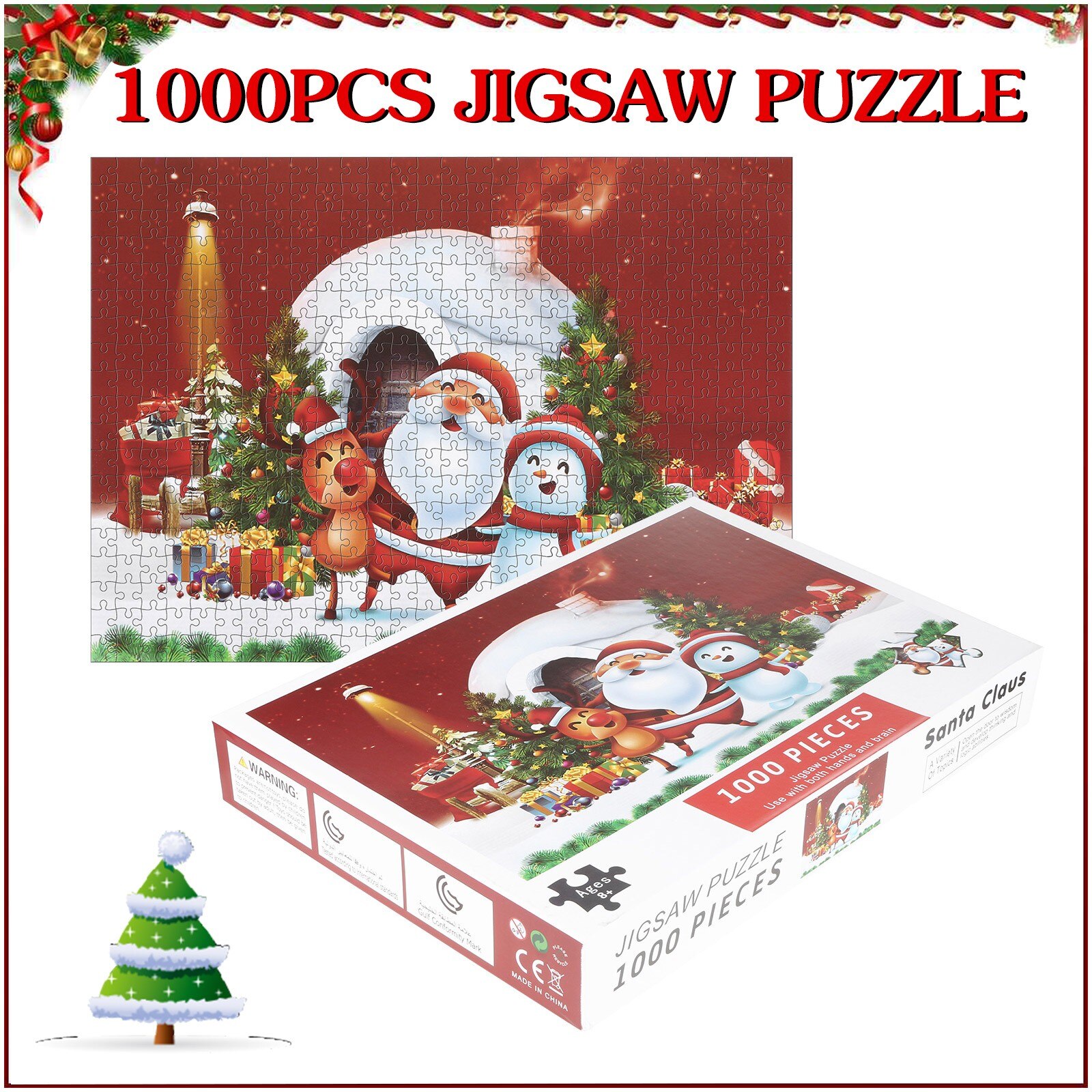 1000 Pieces Christmas Puzzles With Beautiful Box A... – Grandado