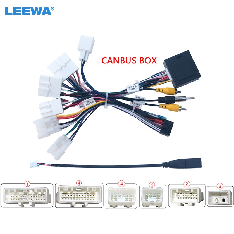 LEEWA Car 16pin Android Wire Harness Power Cable W... – Grandado