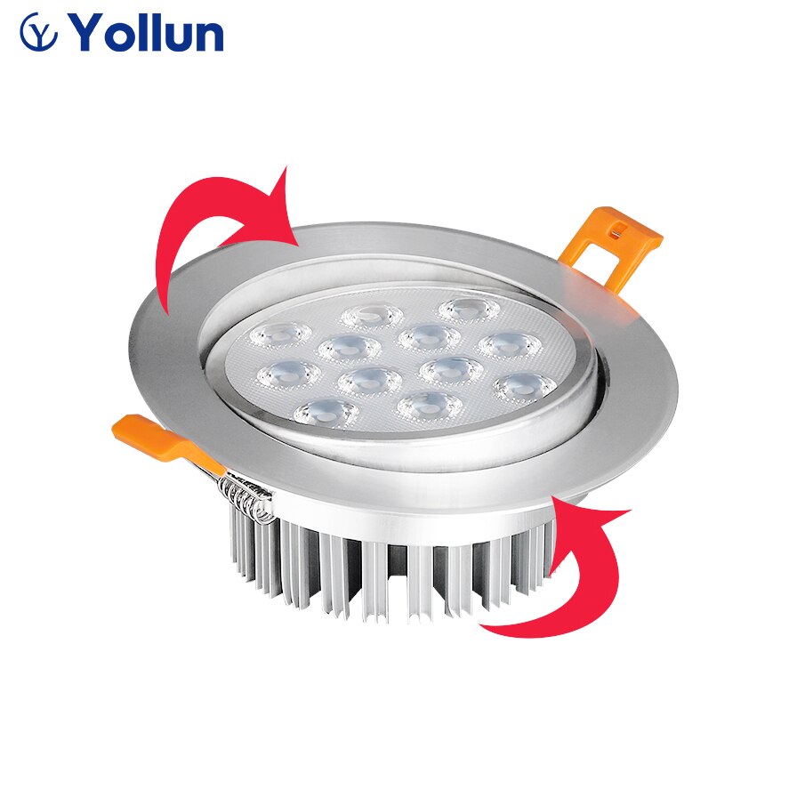 Led spotlight 12w 15w 18w drivrutin ingår ac220v ... – Grandado