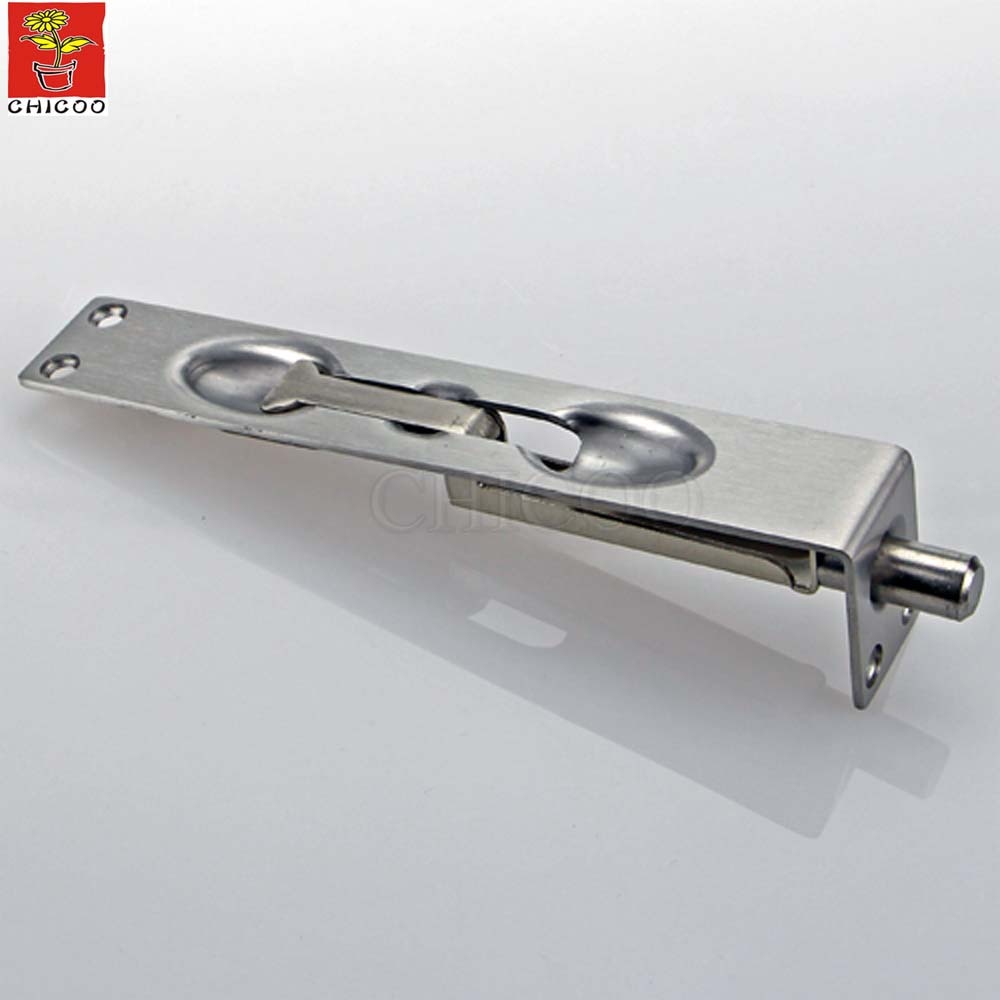 L Type 6 Inch Flush Door Bolt Lever Action Slide L... – Grandado