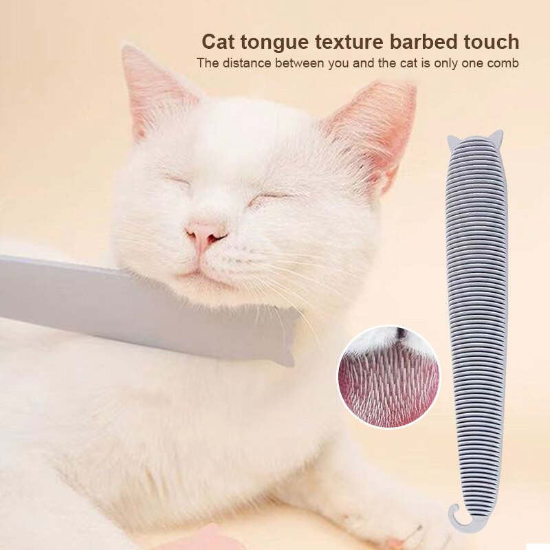 Portable Cat Tongue Grooming Comb Simple Cat Tongu... – Grandado