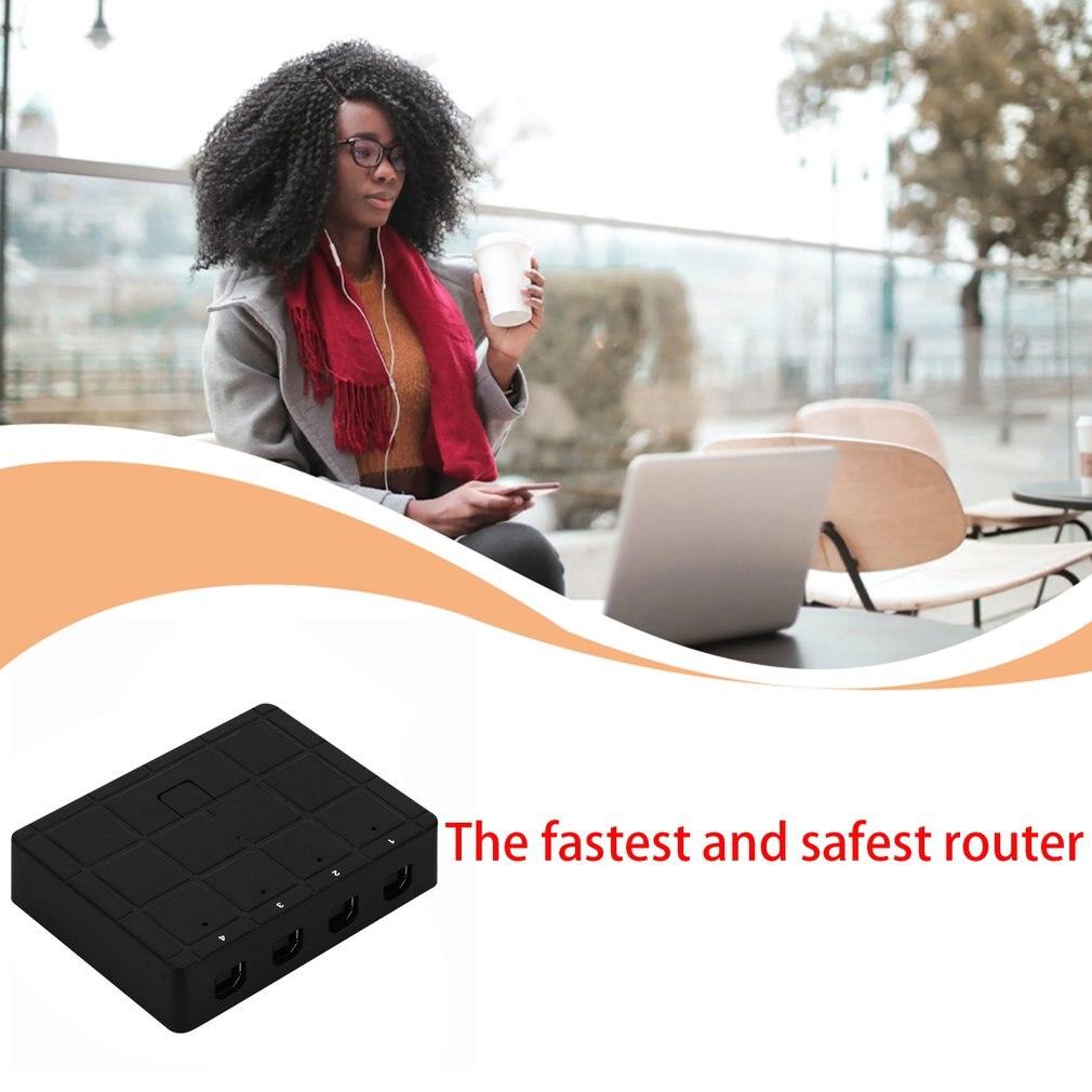 Usb Switch Manual Printer Sharer 4 In 1 Out Sharer... – Grandado