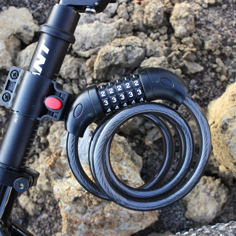 Universal bicycle lock lock five dead coaster road... – Grandado