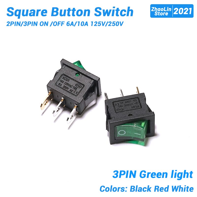 Square Button Switch For Boat Car Rocker Switch 2P... – Grandado