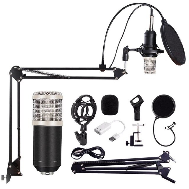 Microphone BM 800 Mic Stand Studio Condenser Micro... – Grandado