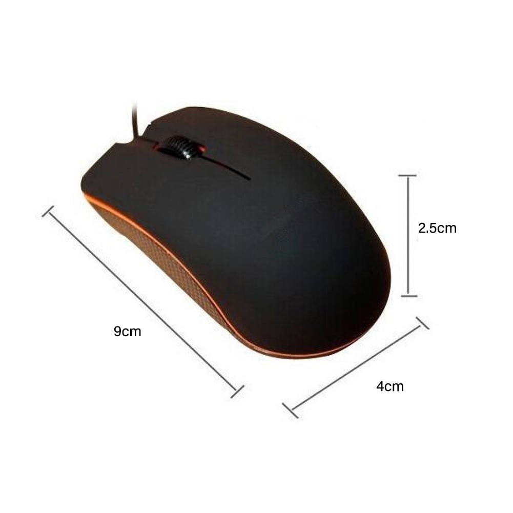 Matte Mouse 1200DPI 3 Keys USB 2.0 Wired Optical G... – Grandado