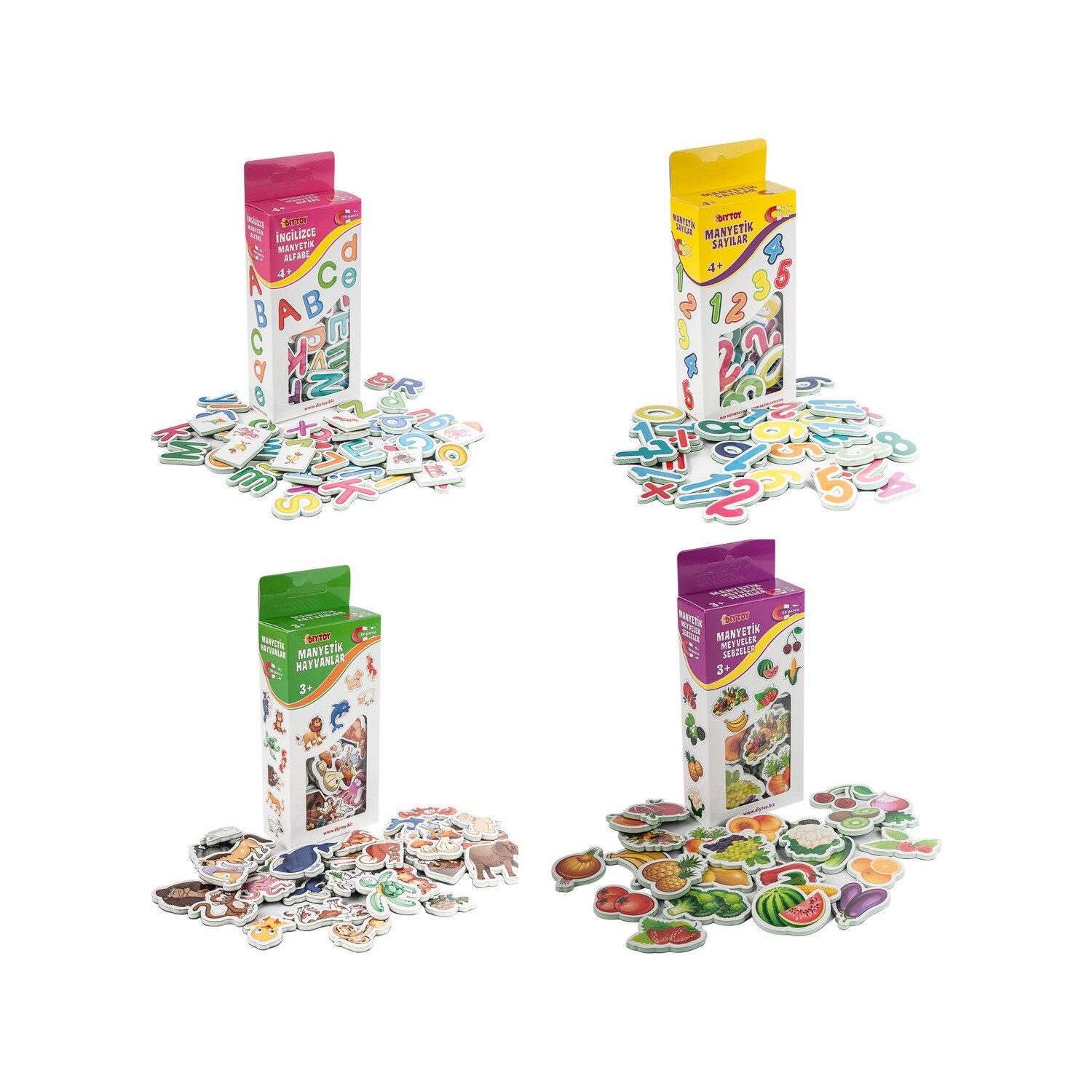 Diytoy Educational Magnetic Educational Kit Englis... – Grandado