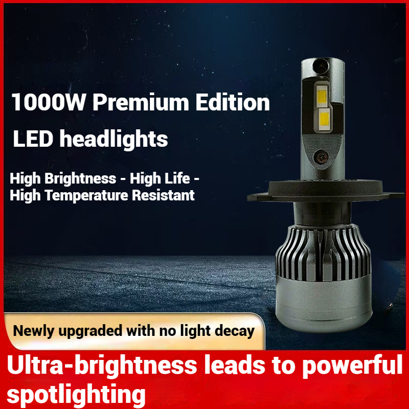 Upgraded 1000W 60000lm 12V 24V LED Headlight Bulbs... – Vicedeal